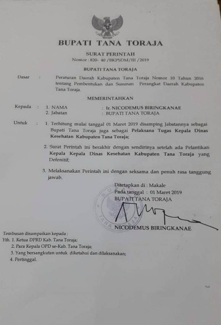 Contoh Penulisan Plt Pada Surat Delinewstv - Riset